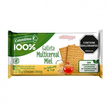 GALLETA TOSH WAFER MULTICEREAL CACAO BOLSA x 6 UNIDADES