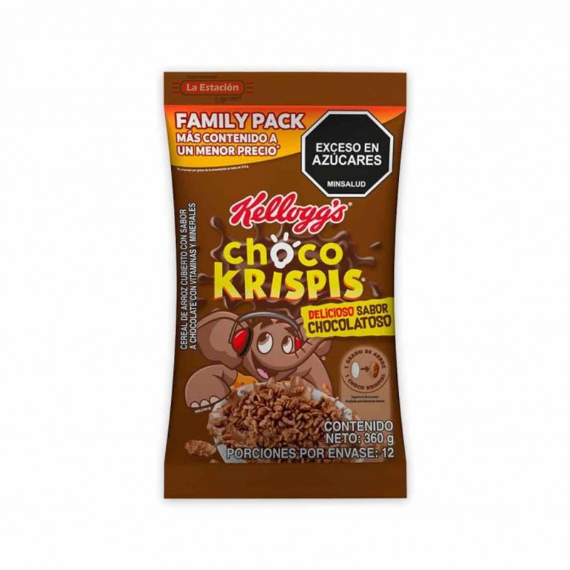 CEREAL KELLOGGS CHOCOKRISPIS BOLSA X 360 GRAMOS